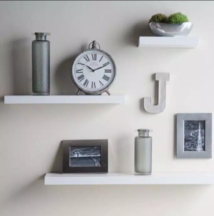 Jual [ READY STOCK ] Ambalan Rak Dinding Minimalis 1 Set 3 Pcs A896 ...