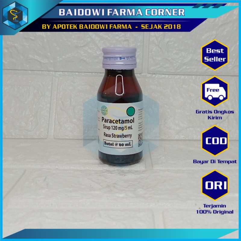 Jual PARACETAMOL SYRUP GENERIK 60 ML | Shopee Indonesia