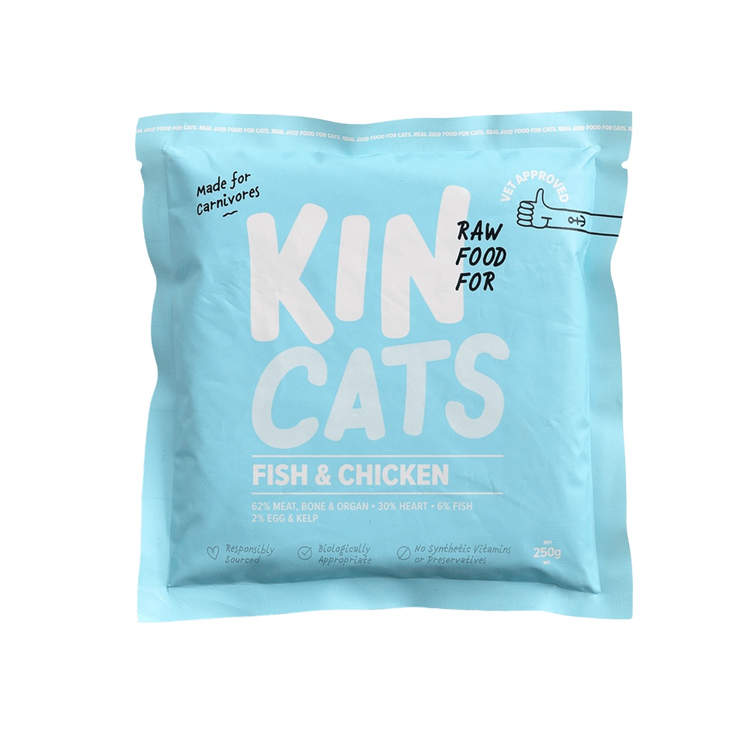Jual KIN Cat Food - FISH & CHICKEN | Shopee Indonesia
