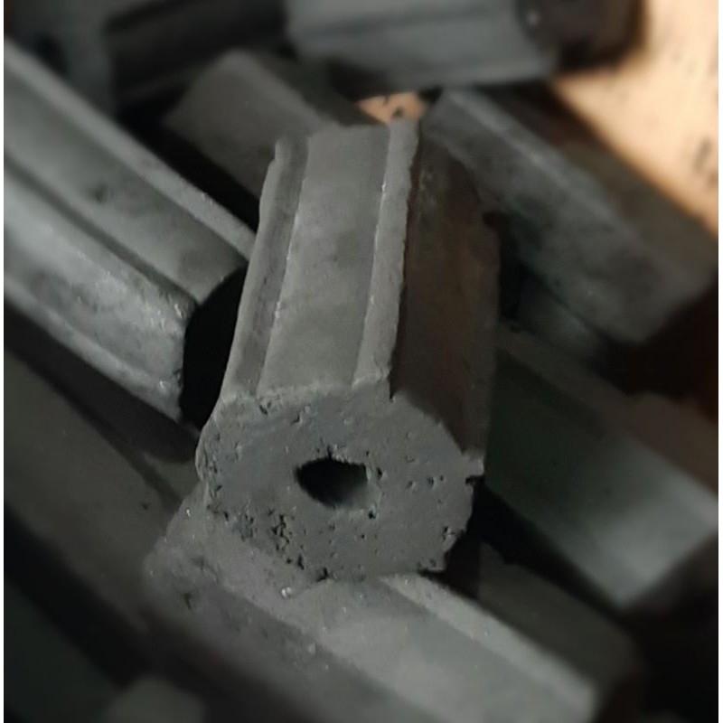 Jual arang briket hexagonal areng barbeque charcoal briquette ekspor ...