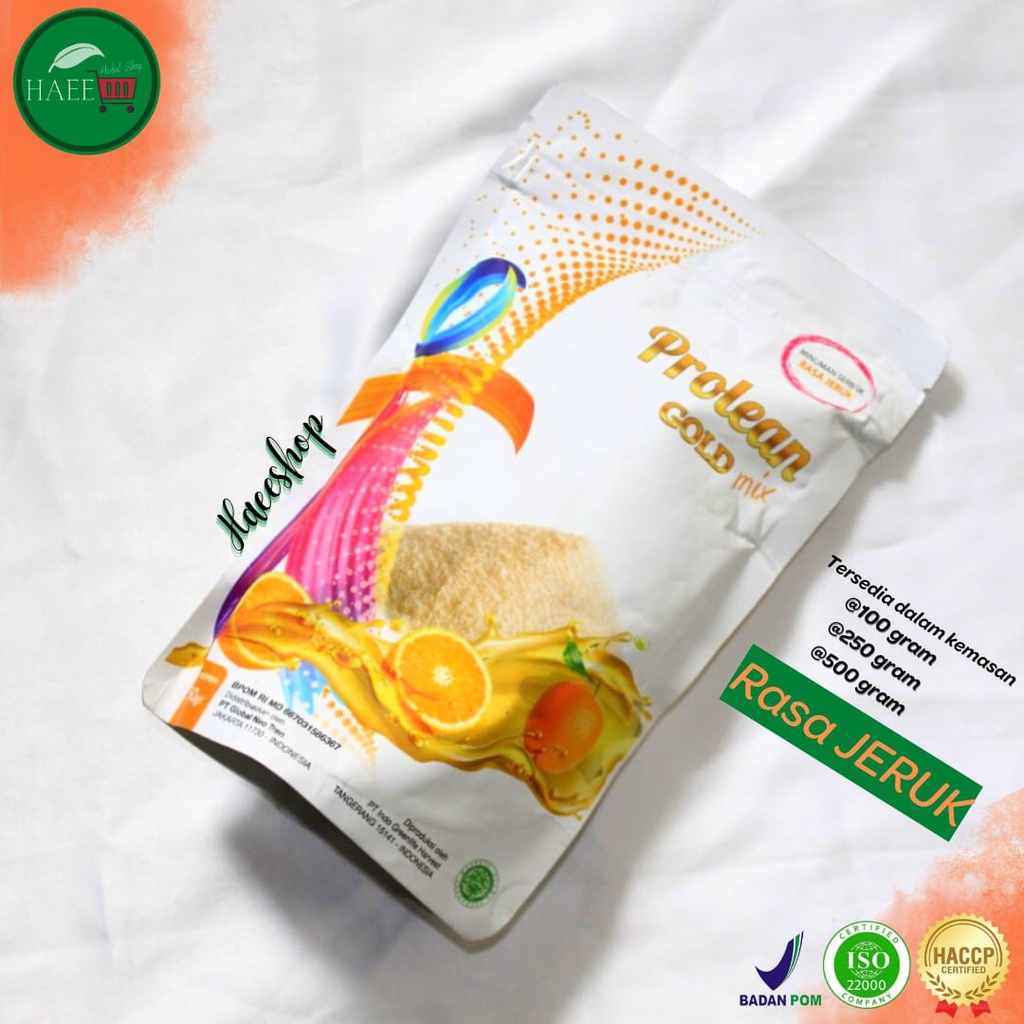 Jual prolean / Psyllium Husk Gold Mix Chia Seed (250gram - rasa jeruk ...