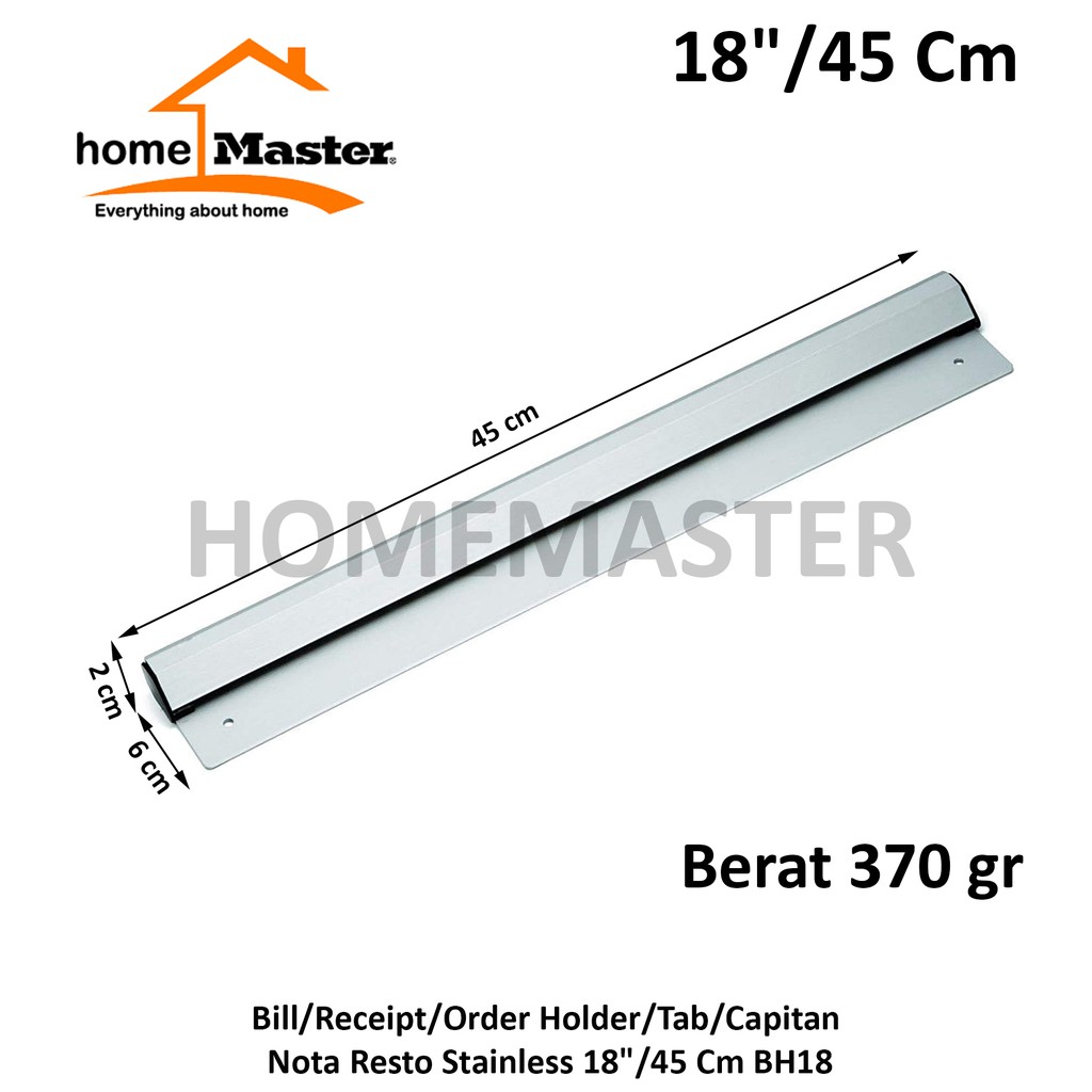 Jual HomeMaster Bill/Receipt/Order Holder/Tab/Capitan Nota Resto ...