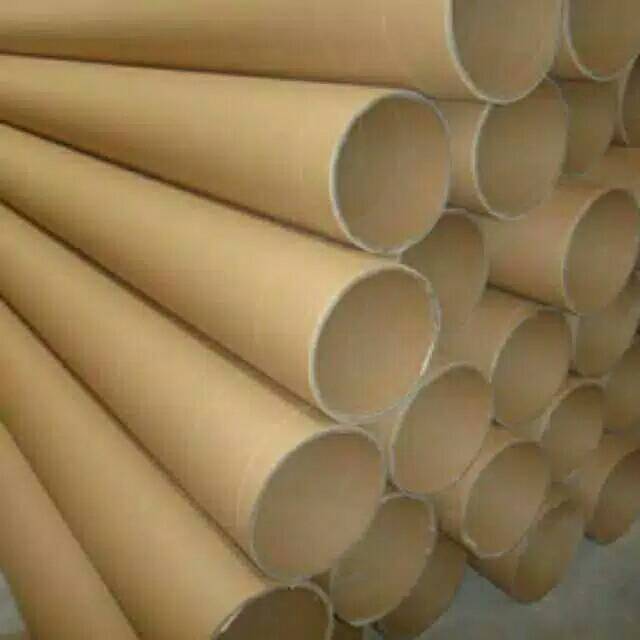 Jual Diameter 5-6 CM x 125 cm Kardus Karton Bulat Gulungan Roll / SELONGSONG KARTON / PAPER CORE ...