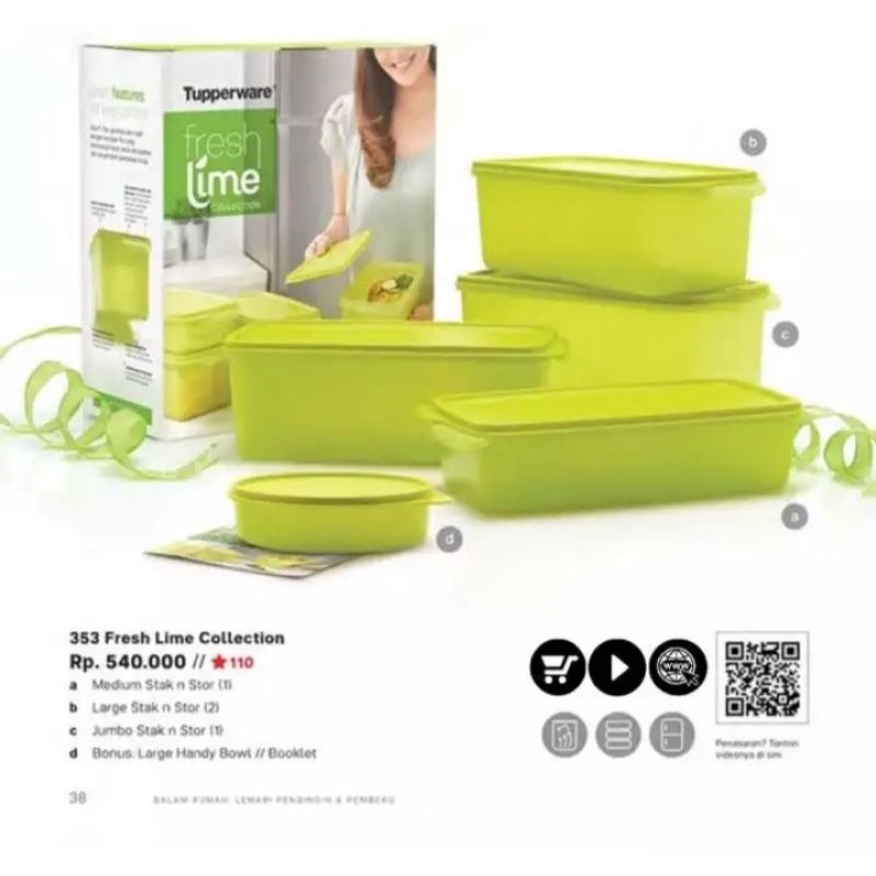 Jual fresh lime tupperware ori 100% | Shopee Indonesia