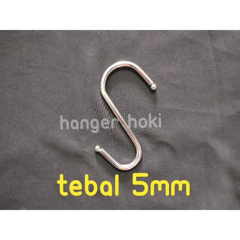Jual Gantungan Huruf S besi chrome tebal 5mm | Shopee Indonesia