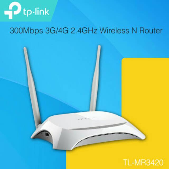 Jual Router 3G/4G TP-Link TL-MR3420 MR3420 versi 5 support Modem USB ...