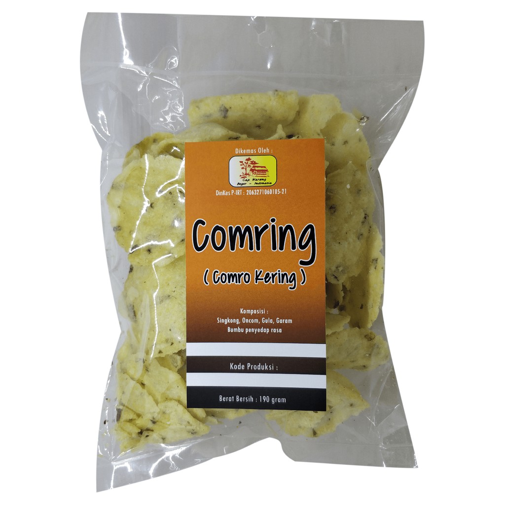 Jual Comring ( Comro Kering ) " Cap Warung " 190 gram Snack Makanan ...