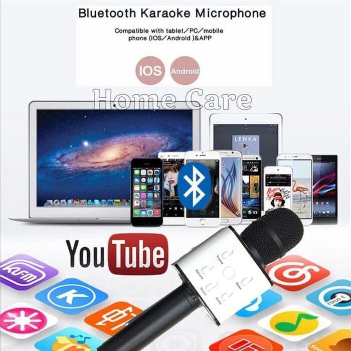 Jual SPEAKER MIC Q7 BLUETOOTH MIC KARAOKE WIRELESS SMULE | Shopee Indonesia