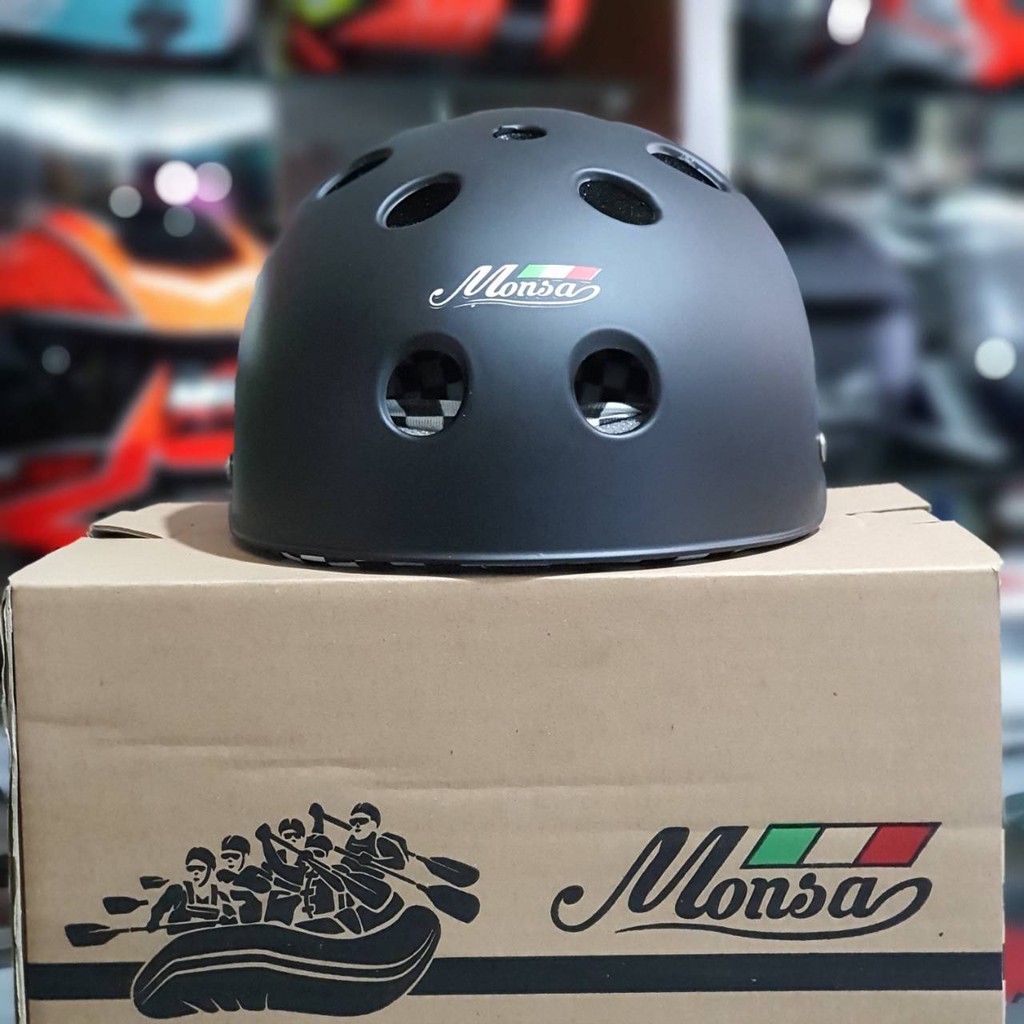 Jual Helm Sepeda Merek Monsa Original | Shopee Indonesia