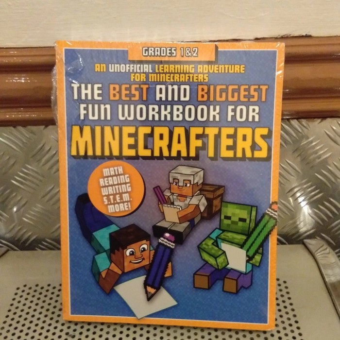Jual RSPS Buku Minecraft The Best and Biggest Fun Workbook for ...
