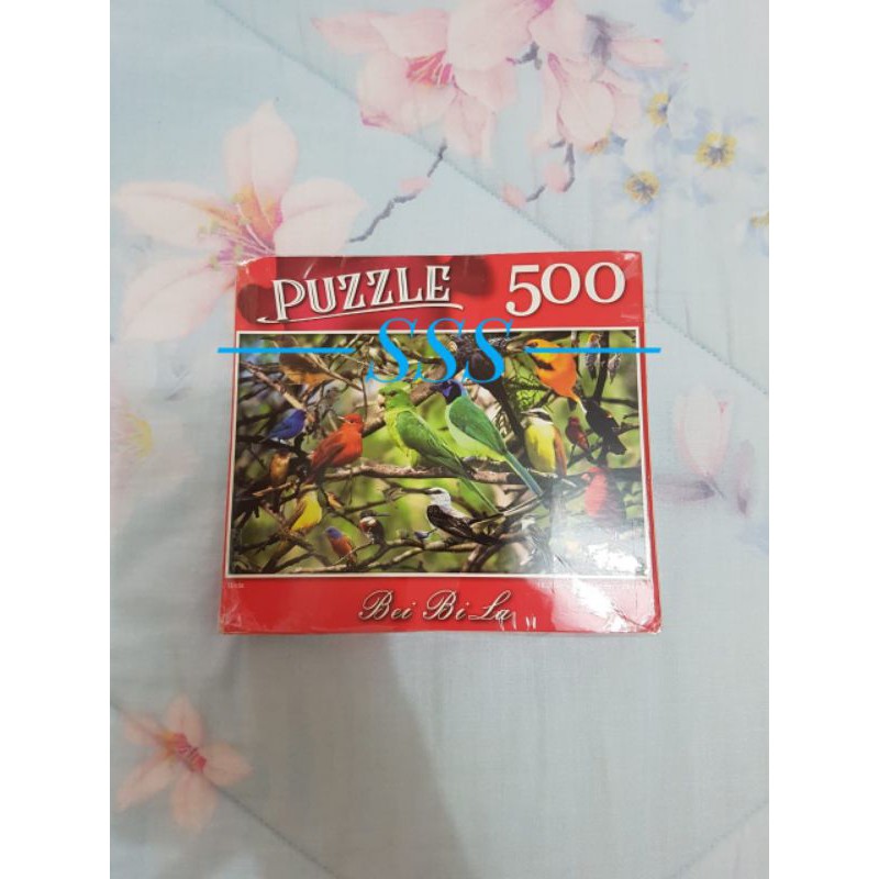Jual Puzzle Gambar Hutan Burung isi 500 Pieces ukuran 46cmx28cm ...