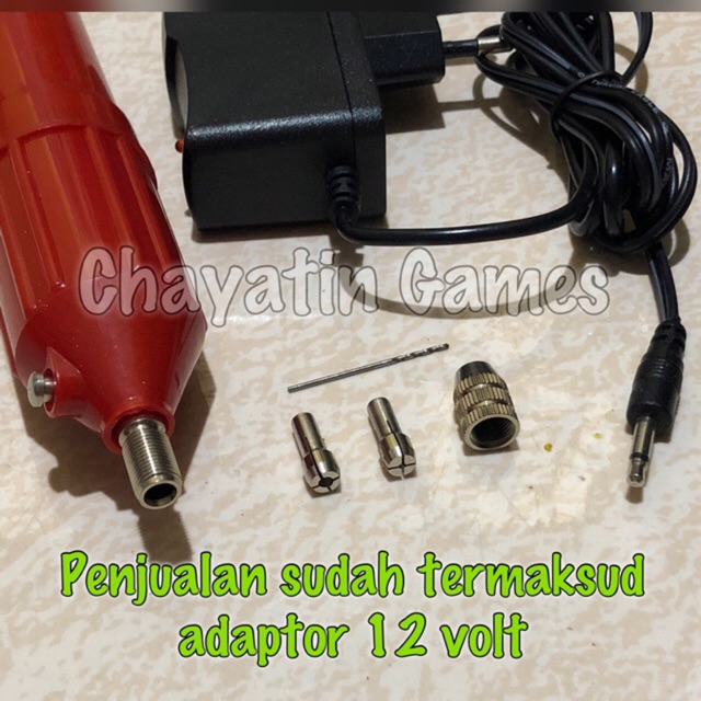 Jual Bor Mini Drill PCB + Adaptor 12Volt Alat Pembuat Lubang Pada Papan ...