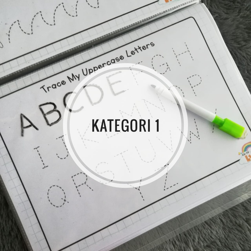 Jual [3-6 Tahun] Dapat Custom Nama / Wipe and Clean Busy Book / Materi ...