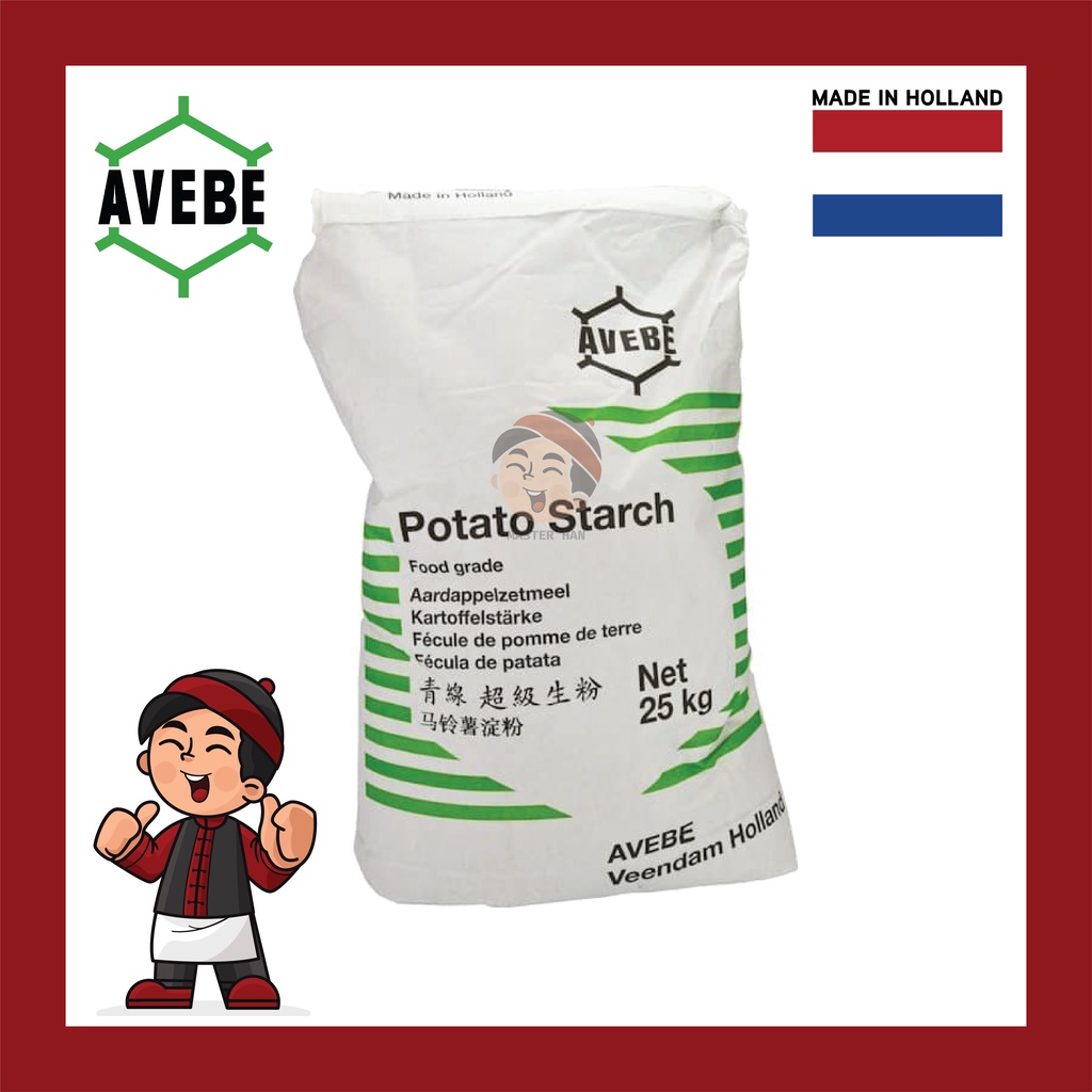 Jual Avebe Potato Starch / Tepung Kentang Avebe Sangfen 25kg | Shopee ...
