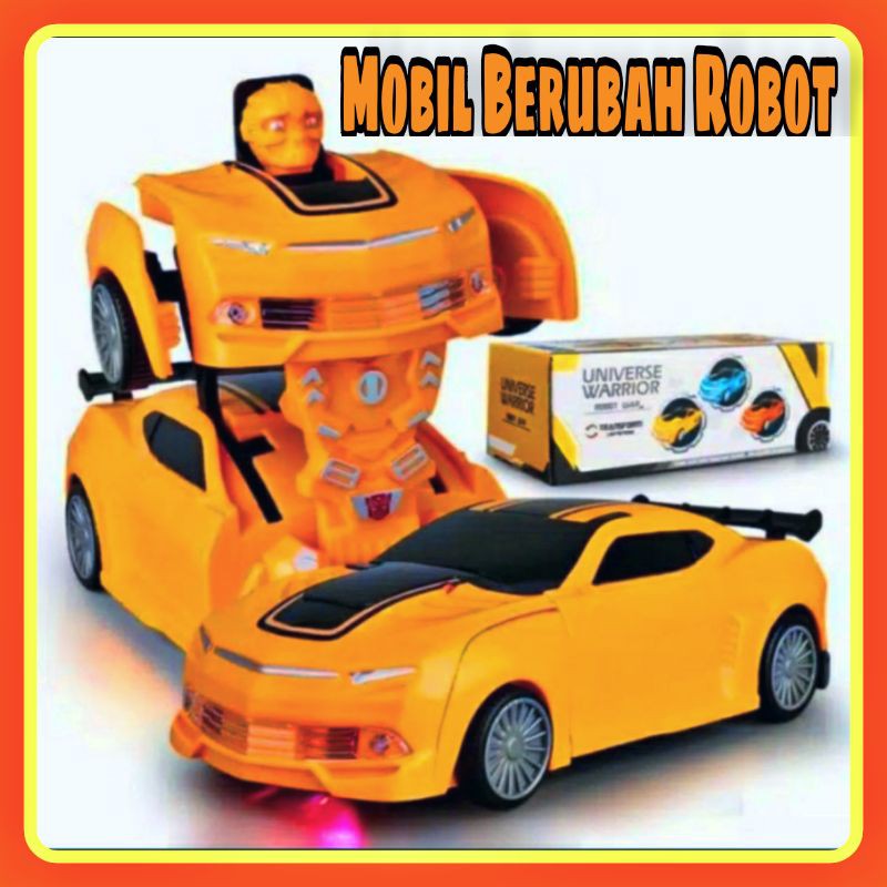 Jual Mainan Mobil Universe Warrior / Mobil Transformasi / Mobil Berubah ...