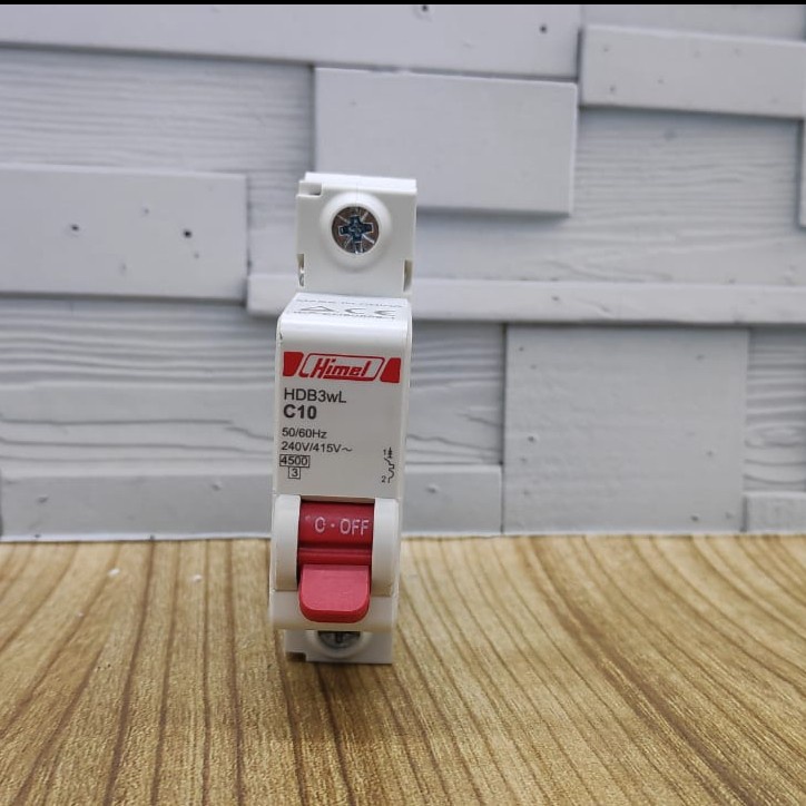 Jual MCB 1P 1Phase 6A 10A 16A 20A 25A 32A/ 4,5KA HDB3wL1 Himel | Shopee Indonesia