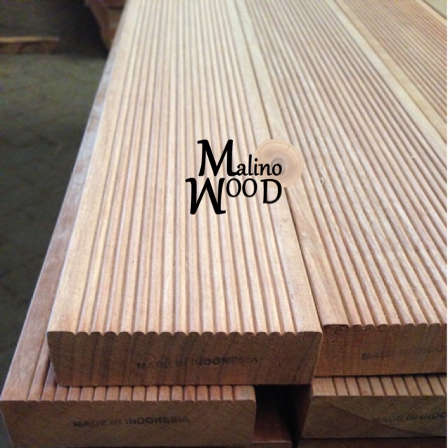 Jual Decking kayu kempas solid 180 cm free ongkir jawa denpasar ...