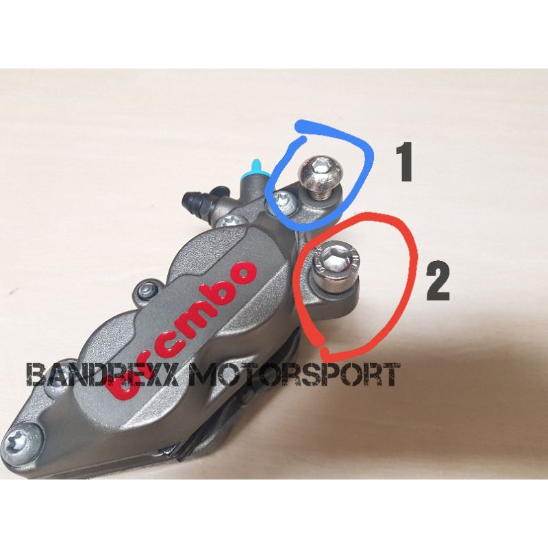 Jual Baut Stainless Stel Khusus Kaliper Brembo 4 Piston Original. | Shopee Indonesia