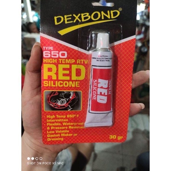 Jual lem merah DEXBOND /lem paking gasket RED dexbond 30g | Shopee ...