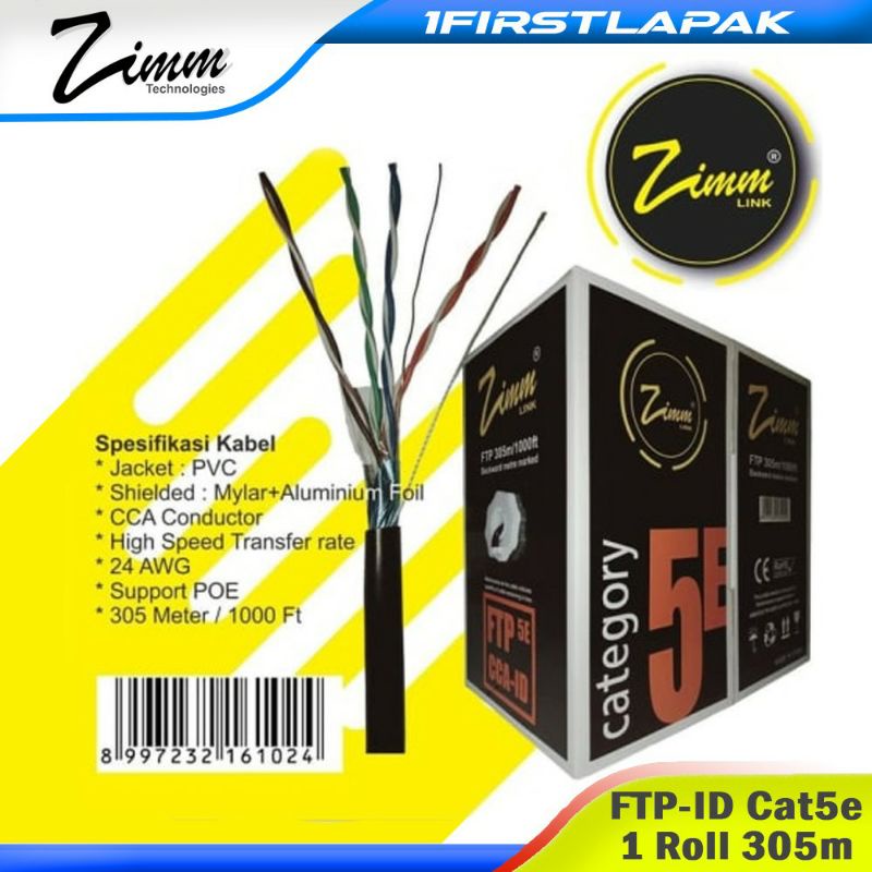 Jual Kabel Lan outdoor Zimlink | Shopee Indonesia