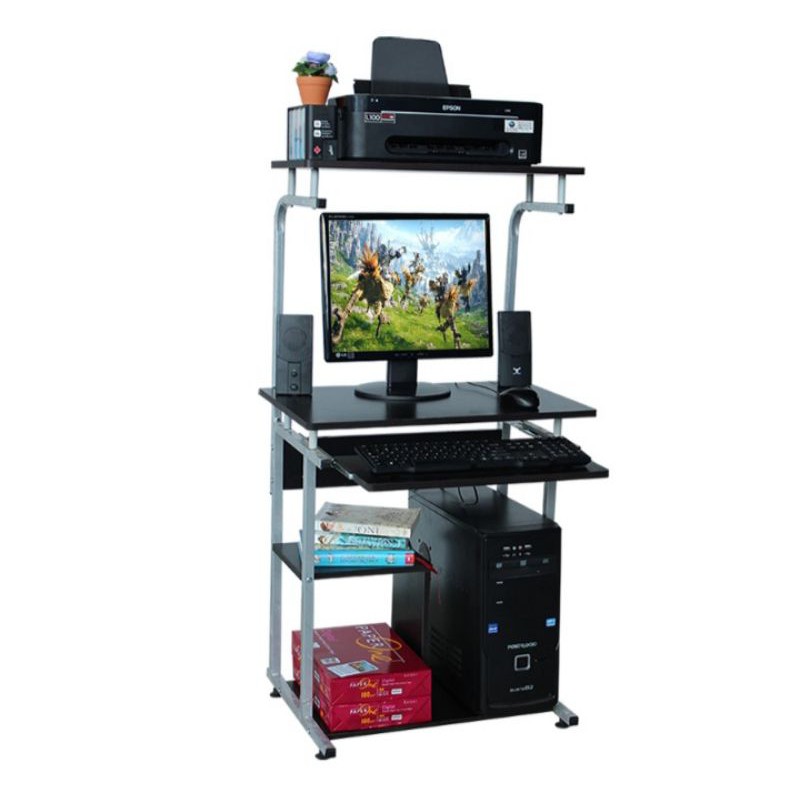 Jual Meja Komputer Besi Huga 905 Lunar | Shopee Indonesia