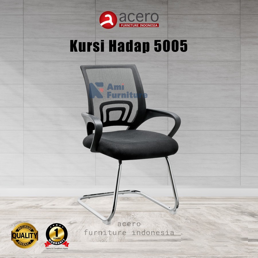 Jual Kursi Kerja Kantor Jaring hadap kaki chrome besi kursi kantor ...