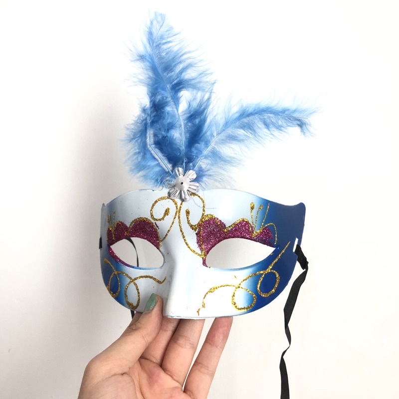 Jual Topeng Bulu Polos/ Topeng Pesta/ Masquerade | Shopee Indonesia