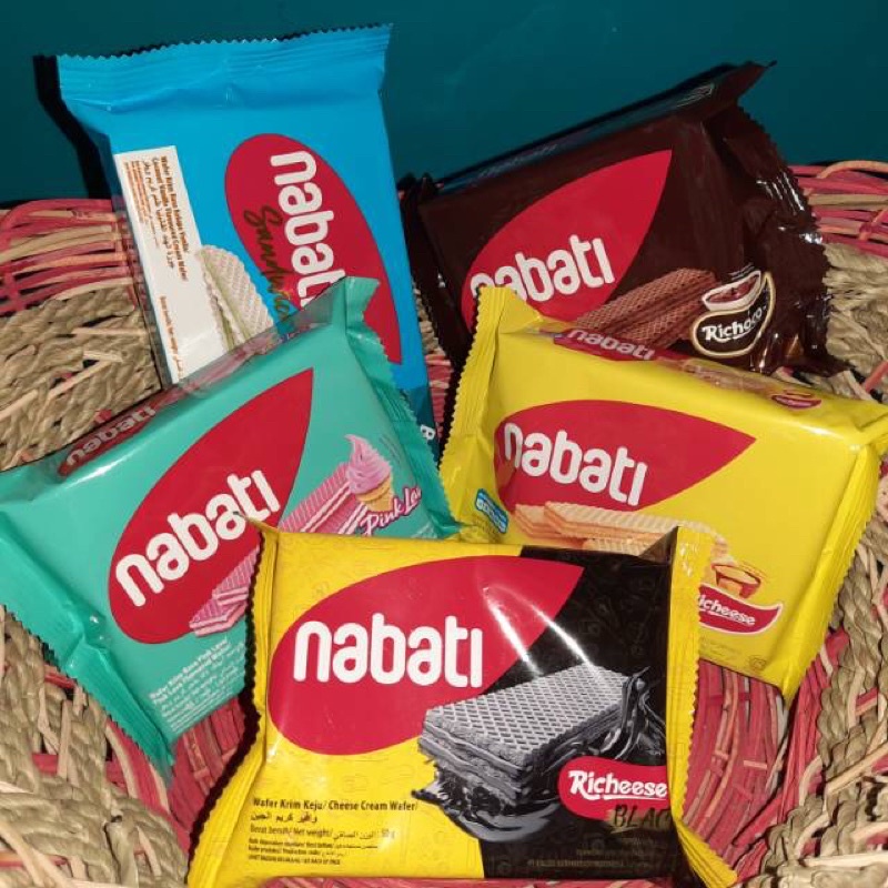 Jual NABATI WAFER NABATI// ALL VARIAN RASA// 50gr x 1pc | Shopee Indonesia