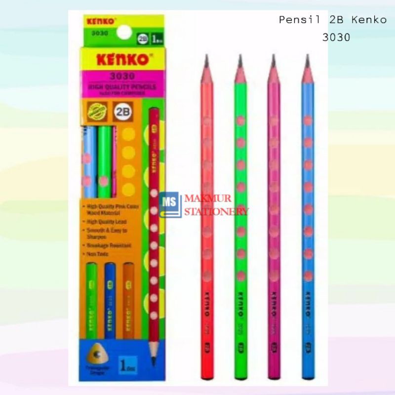 Jual Pensil 2B Kenko 3030 (12 Pcs) | Shopee Indonesia