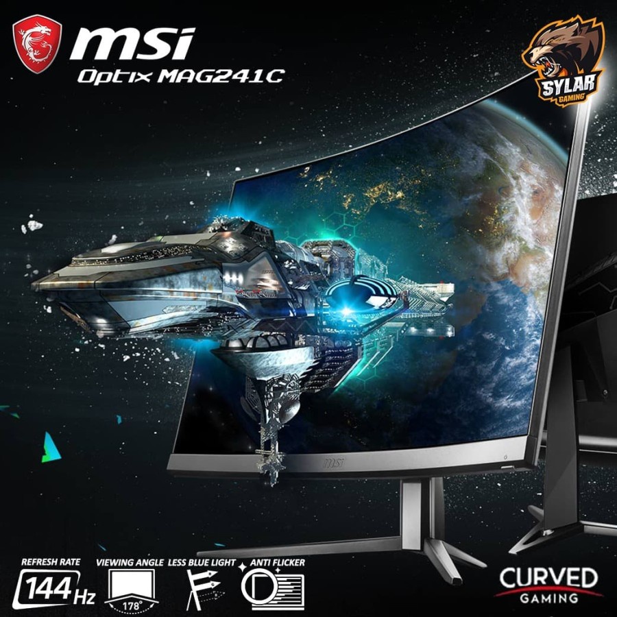 Jual MSI Optix MAG241C 24 inch 144Hz Curved Esports Monitor | Shopee ...