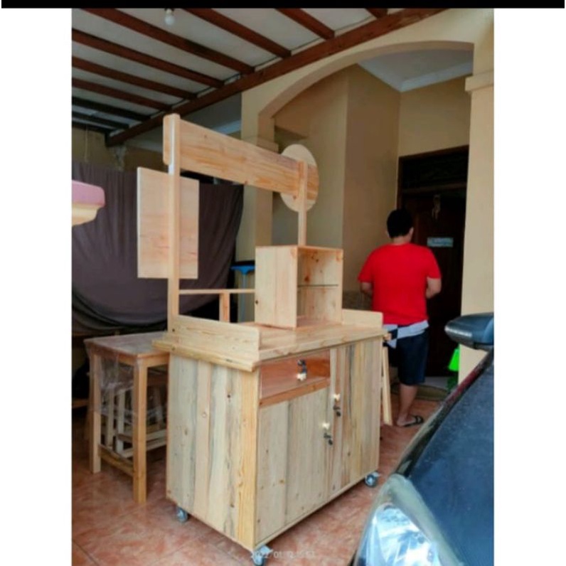 Jual Booth jualan gerobak bakso gerobak jualan | Shopee Indonesia