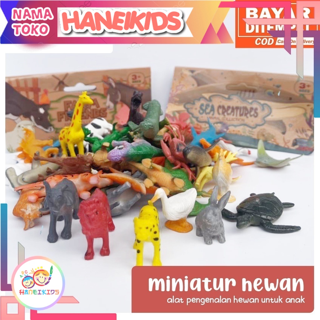 Jual HANEIKIDS FIGUR HEWAN MINI BINATANG KARET MINI / ANIMAL FIGUR ...