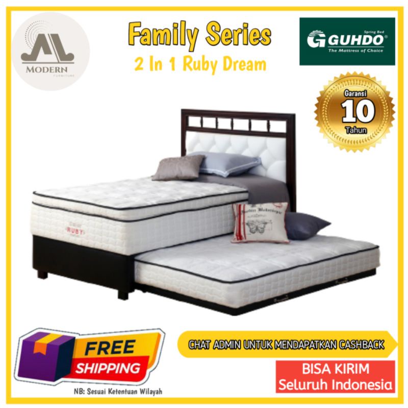 Jual Springbed Guhdo Terbaru Family Series 2 In 1 Ruby Dream Termurah
