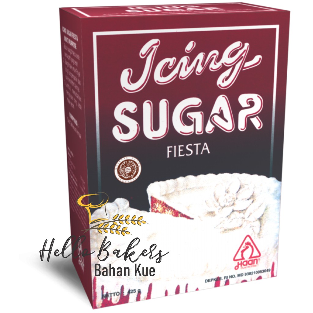 Jual Icing Sugar Fiesta/Fiesta/Icing Sugar/Gula/Gula Fondant/Gula Icing ...