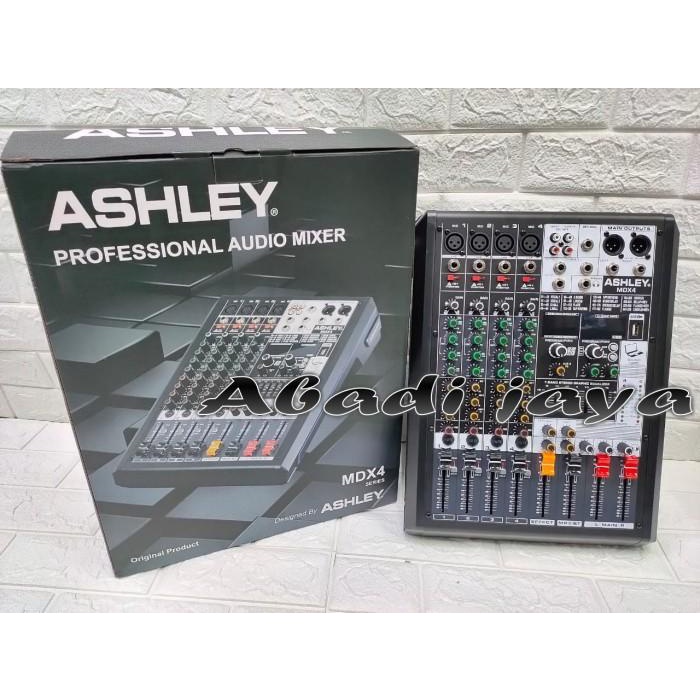 Jual Mixer | Mixer Ashley Mdx4 4Channel Oryginal Mdx 4 Berkualitas ...