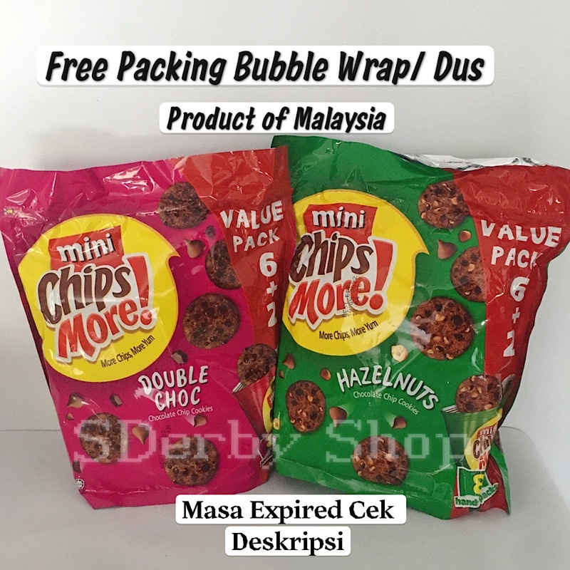 Jual Mini Chip More Chocolate Hazelnut Biskuit Cookie Coklat Import ...