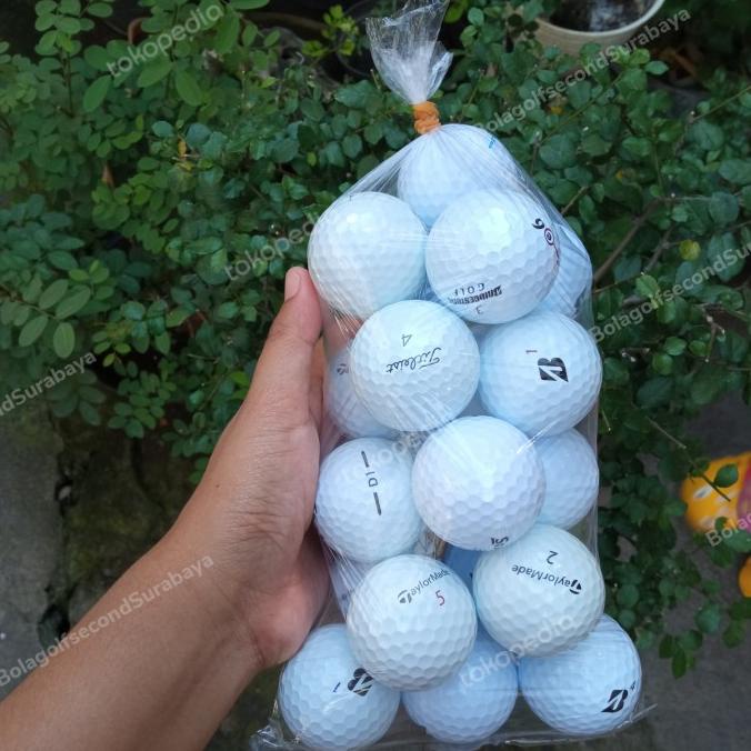 Jual Bola Golf Second Merek Campur Grade A Paket (isi 20pcs) | Shopee ...