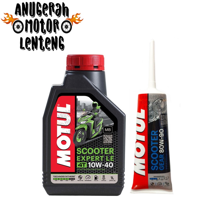Jual Oli Motul Matic Scooter Expert LE 1L 10W40 Dan Oli Gardan Motul ...