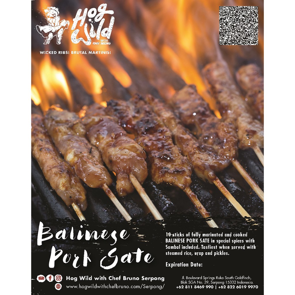 Jual Balinese Pork Sate 10tusuk Frozen | Shopee Indonesia