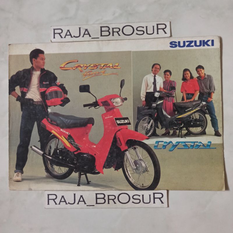 Jual Poster brosur katalog leaflet Suzuki Crystal/Suzuki Crystal Tune ...