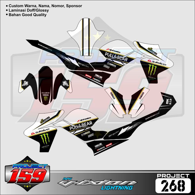 Jual Stiker Motor New Vixion Lightning NVL 2014 - P-268 Supermoto ...