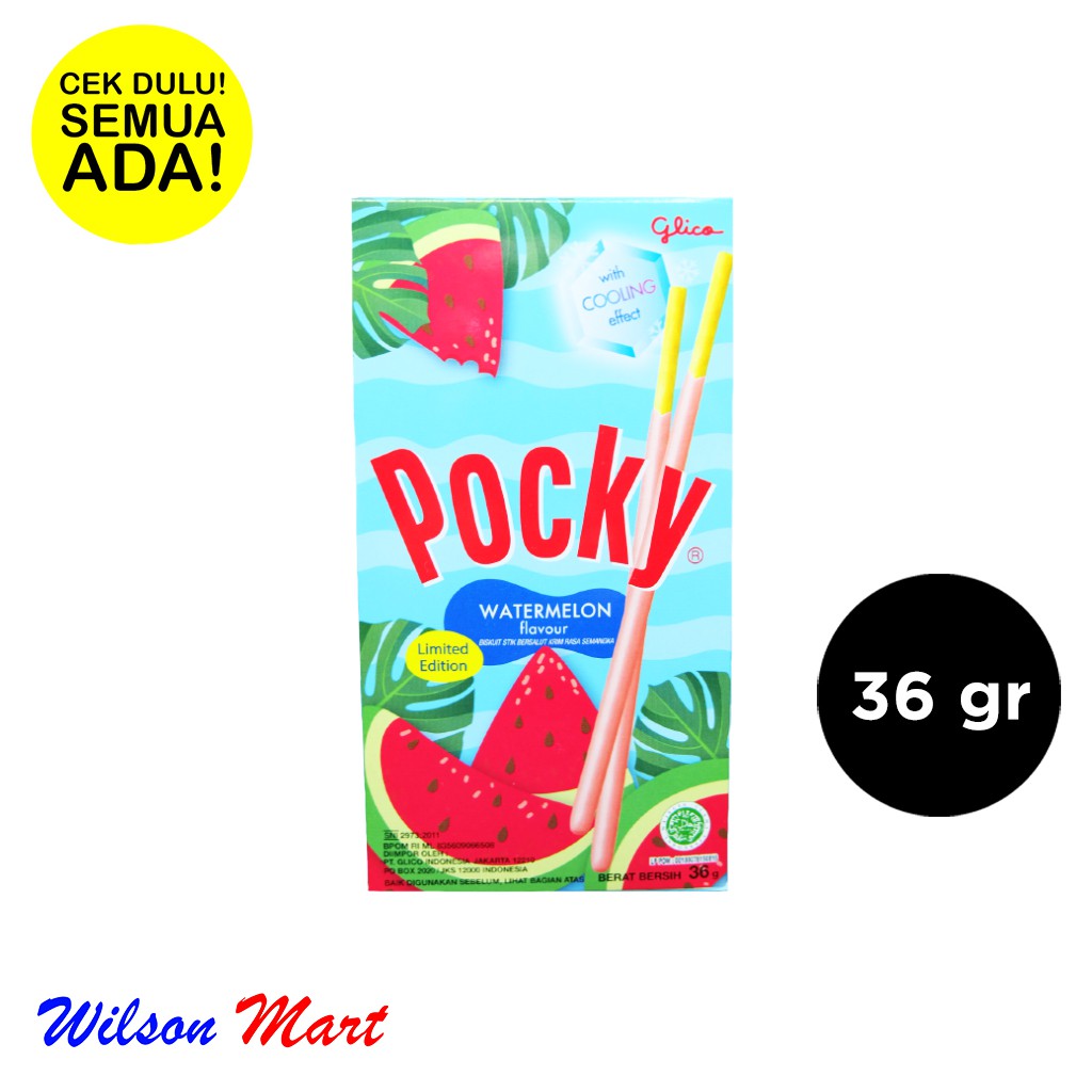 Jual GLICO POCKY WATERMELON WITH COOLING EFFECT LIMITED EDITION 36 GRAM ...
