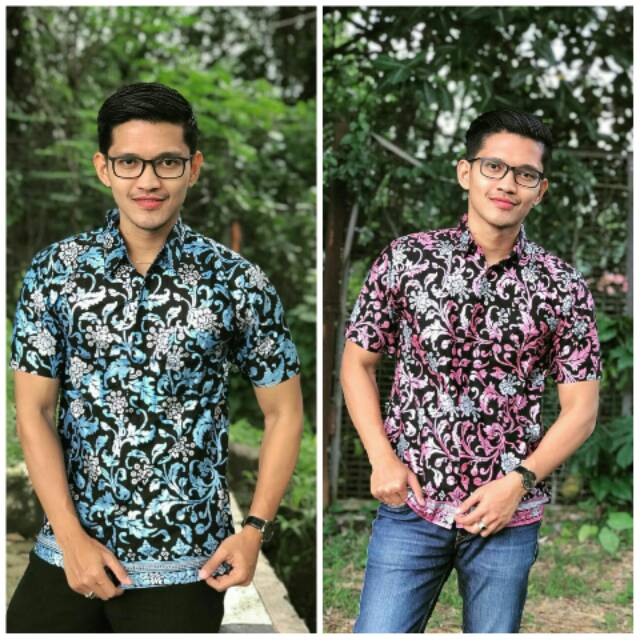 Jual Hem Batik Mutiara Pradaa / Kemeja Batik Pria Lengan Pendek / Baju ...