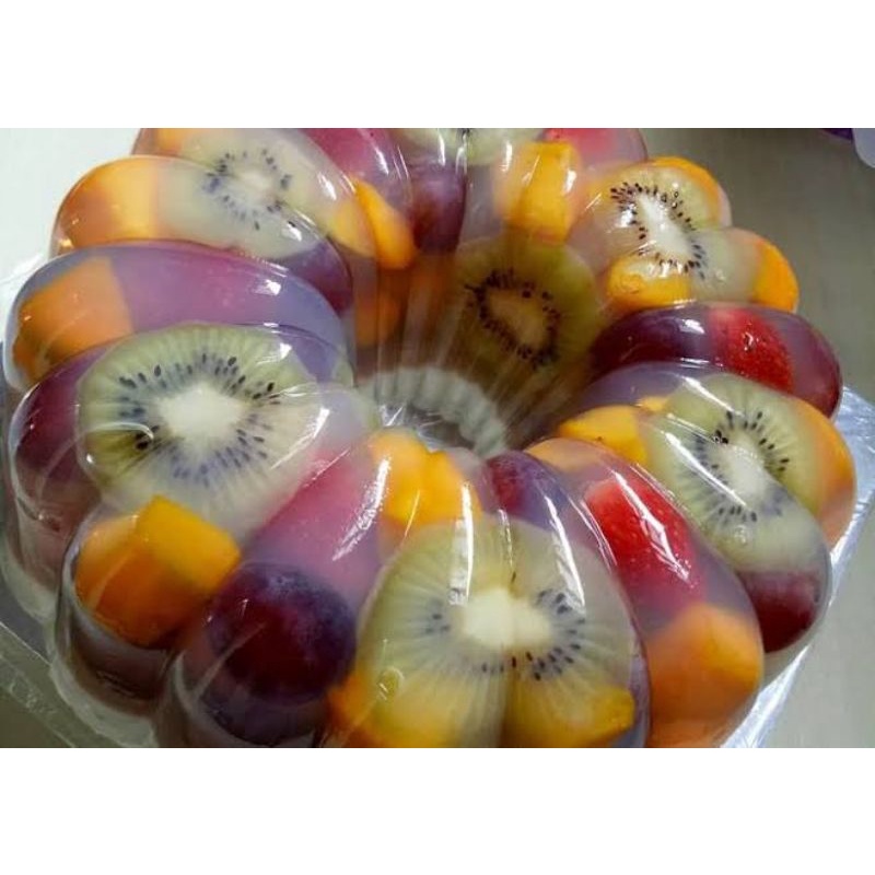 Jual Puding Tropical size 22 / puding kaca / puding buah mix free kartu ...
