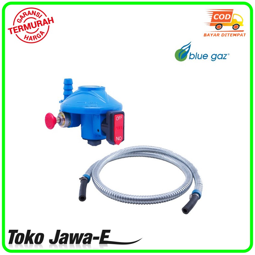 Jual PAKET HEMAT - REGULATOR BLUE GAS + SELANG GAS BLUE GAS 100% ...