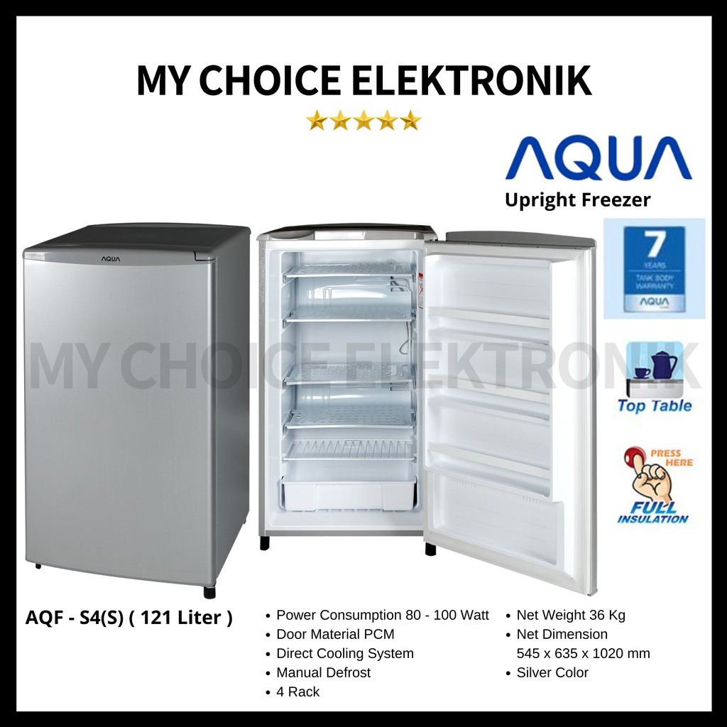 Jual Aqua Freezer 4 rack AQF-S4(S) | Shopee Indonesia