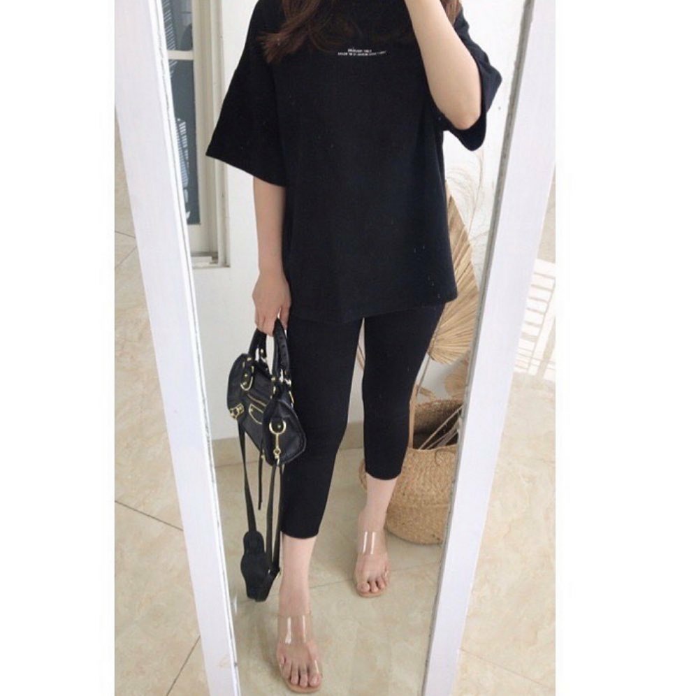 Jual Legging Panjang High Waist Import Tebal / legging HW Hitam ...