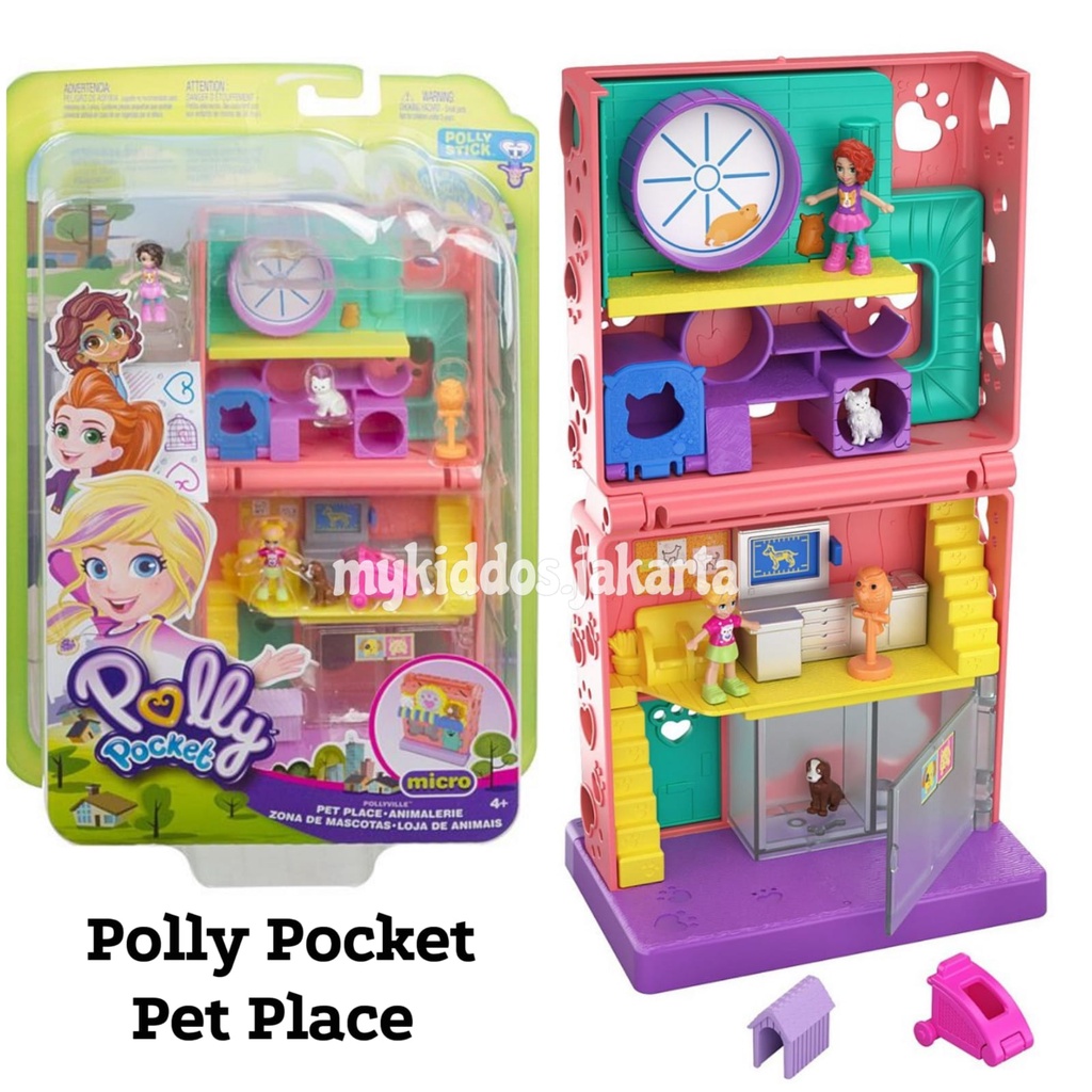 Jual Polly Pocket Pet Place Playset / Original | Shopee Indonesia
