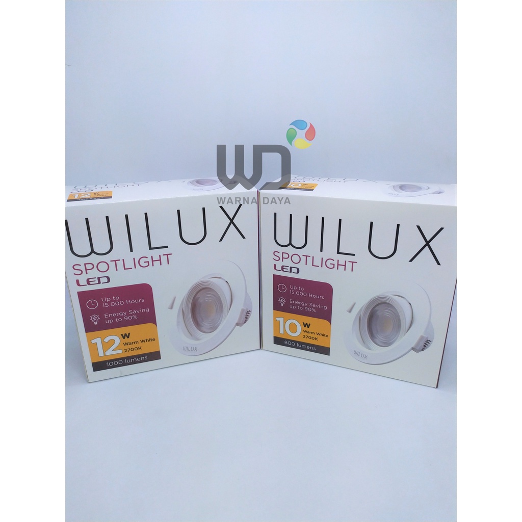 Jual Lampu LED Spotlight Wilux - 10 Watt & 12 Watt 2700k Kuning ...