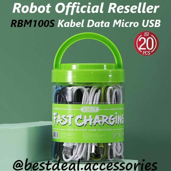 Jual Kabel Data Robot RBM100 Micro USB Data Cable (1 Box isi 30 Pcs ...